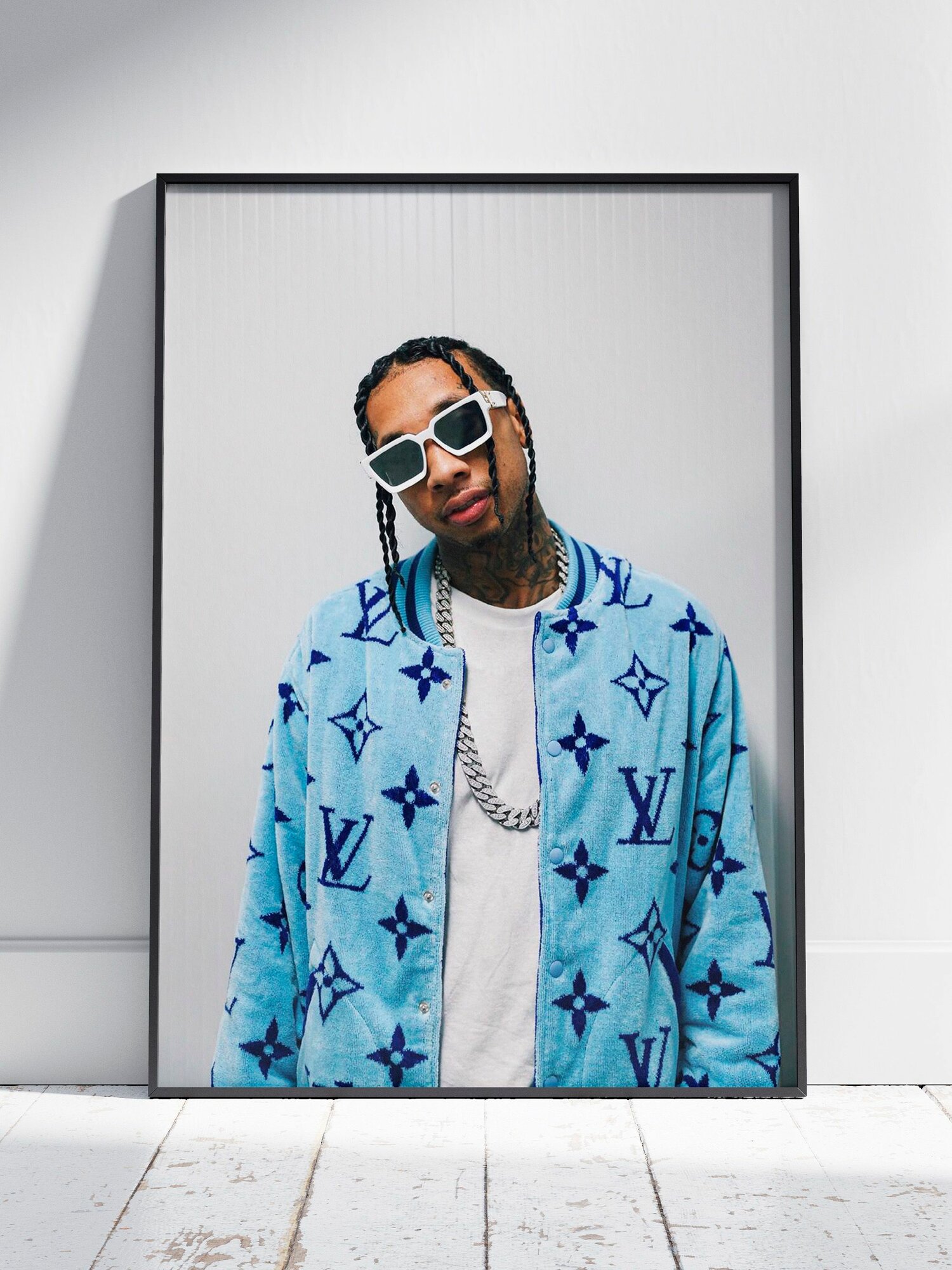 Плакат на стену для интерьера Тайга (Tyga 13) - Постер по музыке и артисту формата A4 (21x30 см)