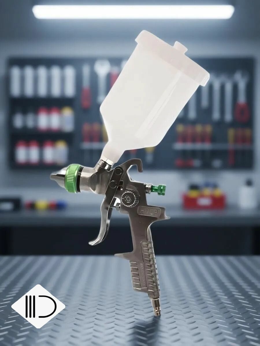 Краскопульт Pegas Pneumatic (HVLP827) сопло 1.4 мм. 2712 К