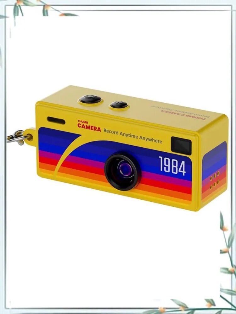 (J M X W) Бронзовый Фотоаппарат С Ретро-Миниатюрной Экшн-Камерой 32G 0.96 Дюймов Желтого Цвета