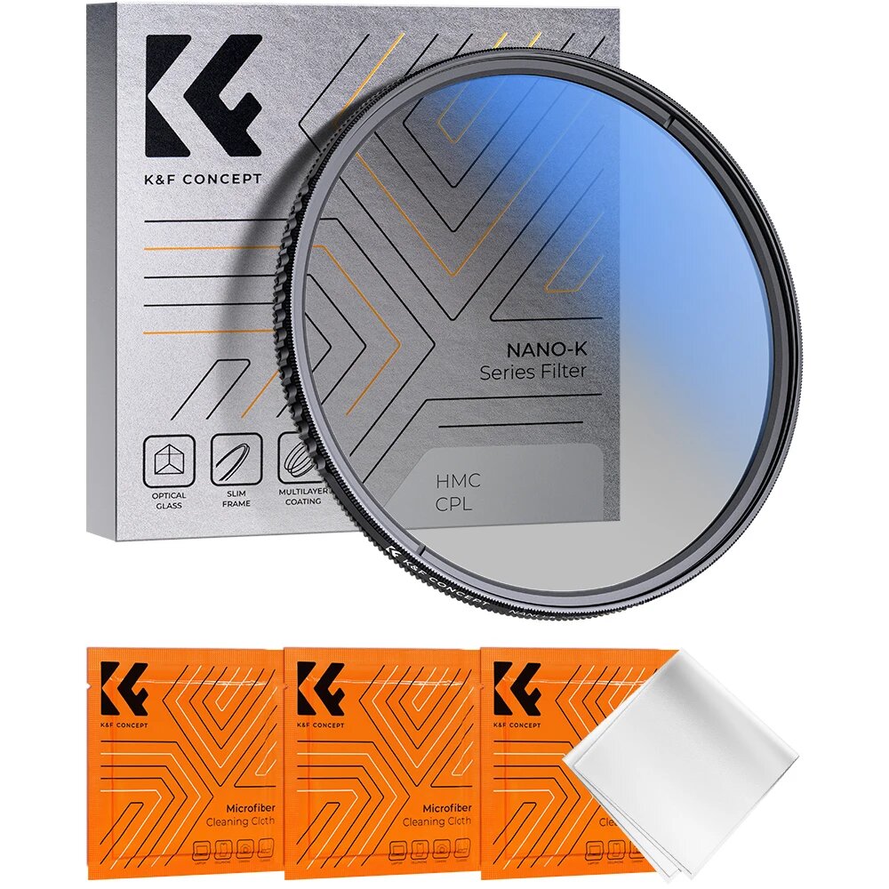 K&F CONCEPT CPL-фильтр 82 мм для объектива