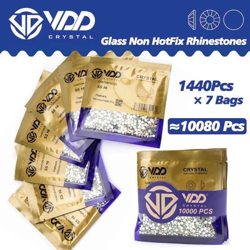 Стразы VDD Ocean Crystal, 10000 шт, SS12, 011 Hyacinth — фото 1