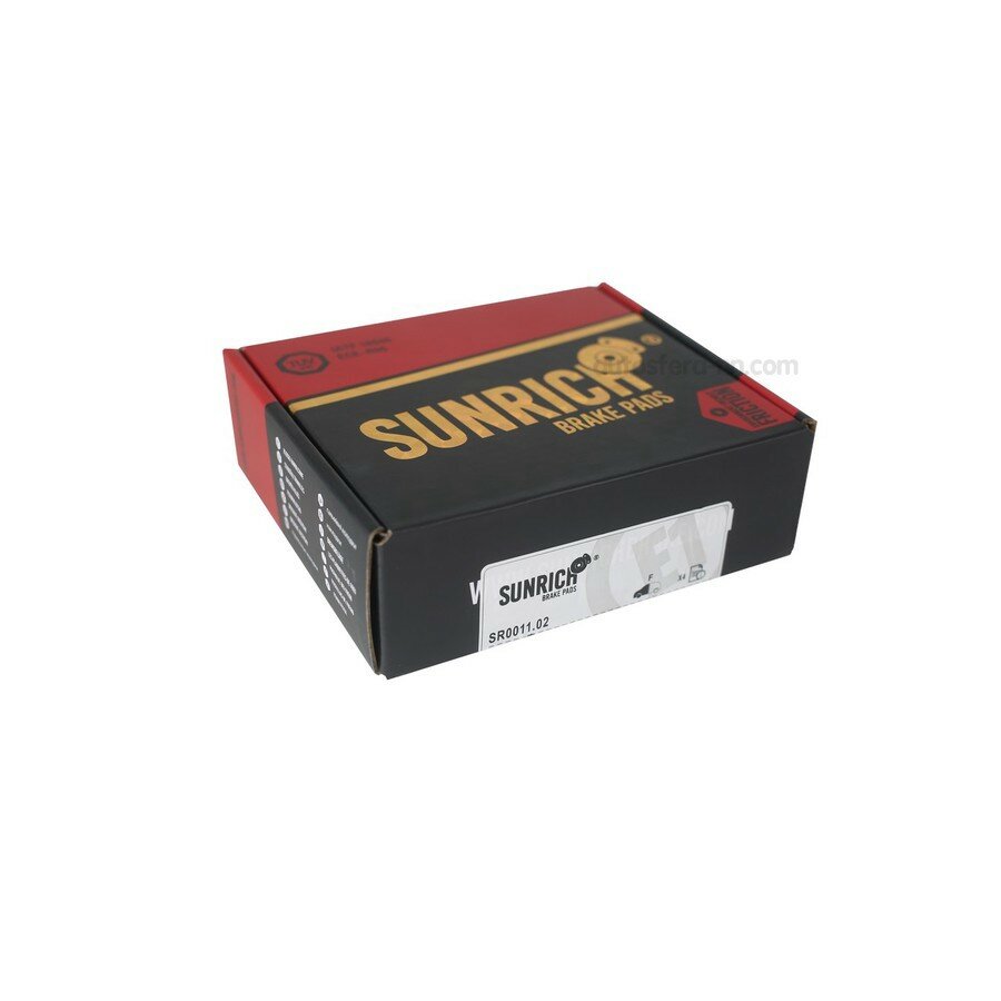 SUNRICH SR001102 Колодка тормозная перед Renault Logan1 к-т 4шт (Sunrich)