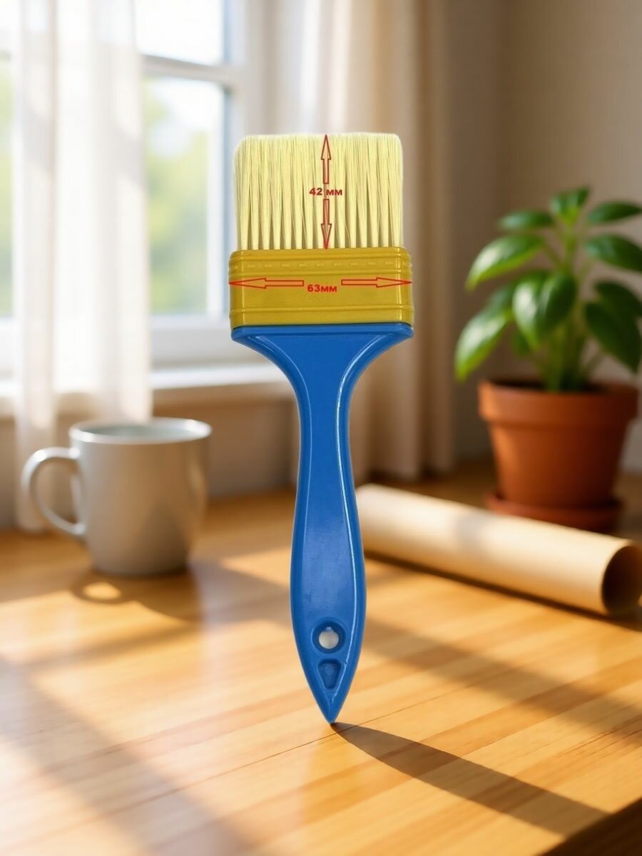 Кисть малярная X-PERT 63мм 2.5" деревянная/пластиковая ручка