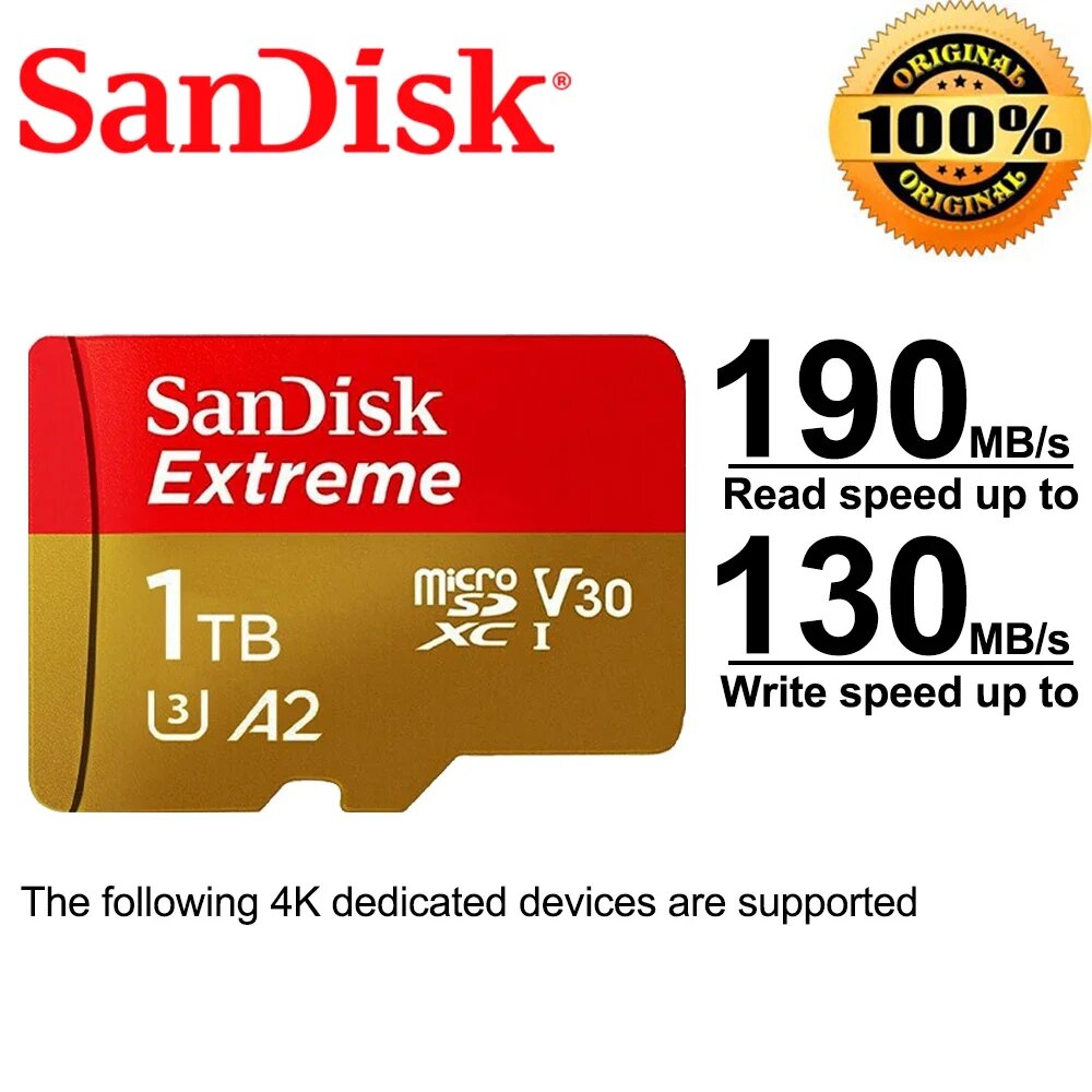 SanDisk Ultra Extreme Pro карта памяти microSD