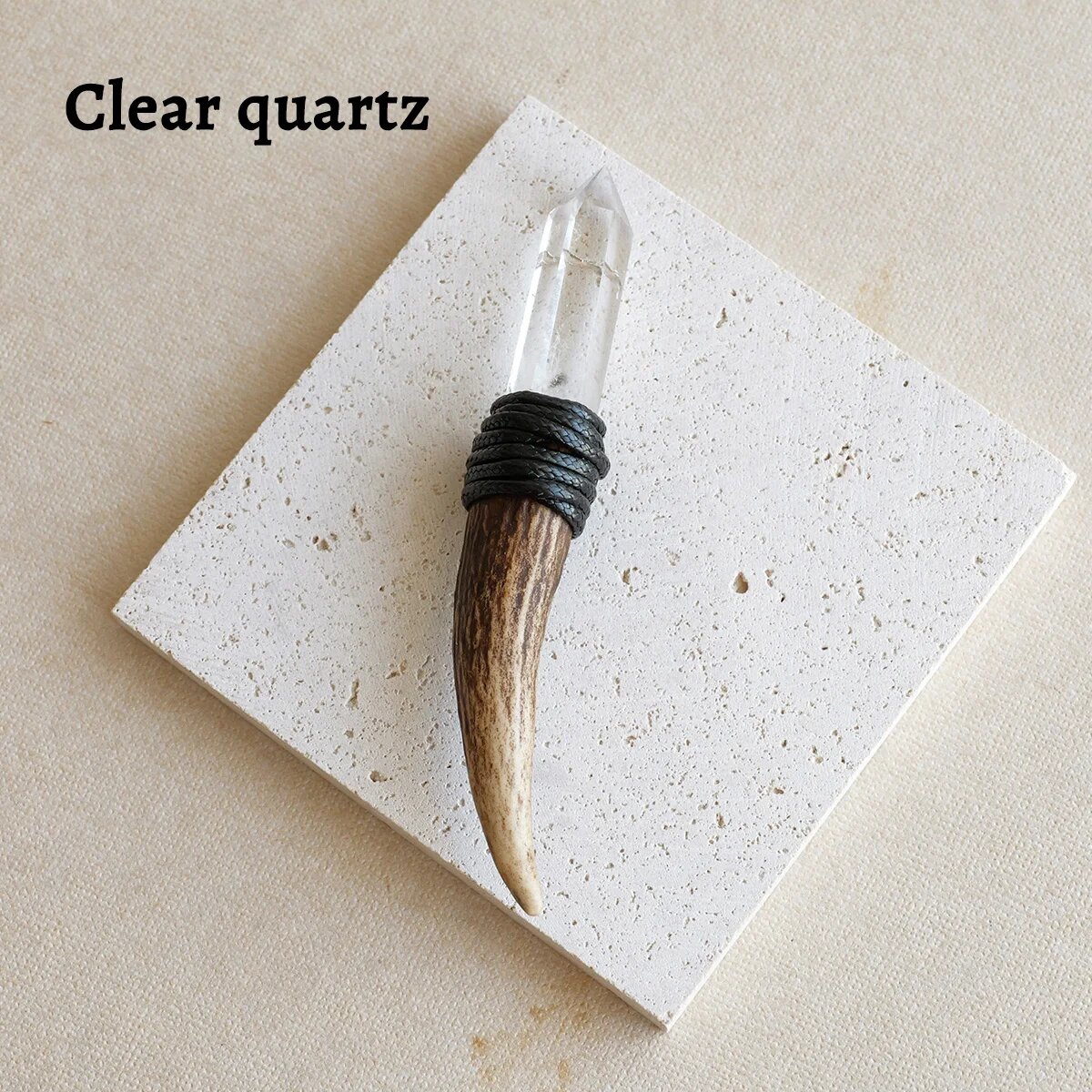 Кристалл кварца Херкимера, Clear quartz