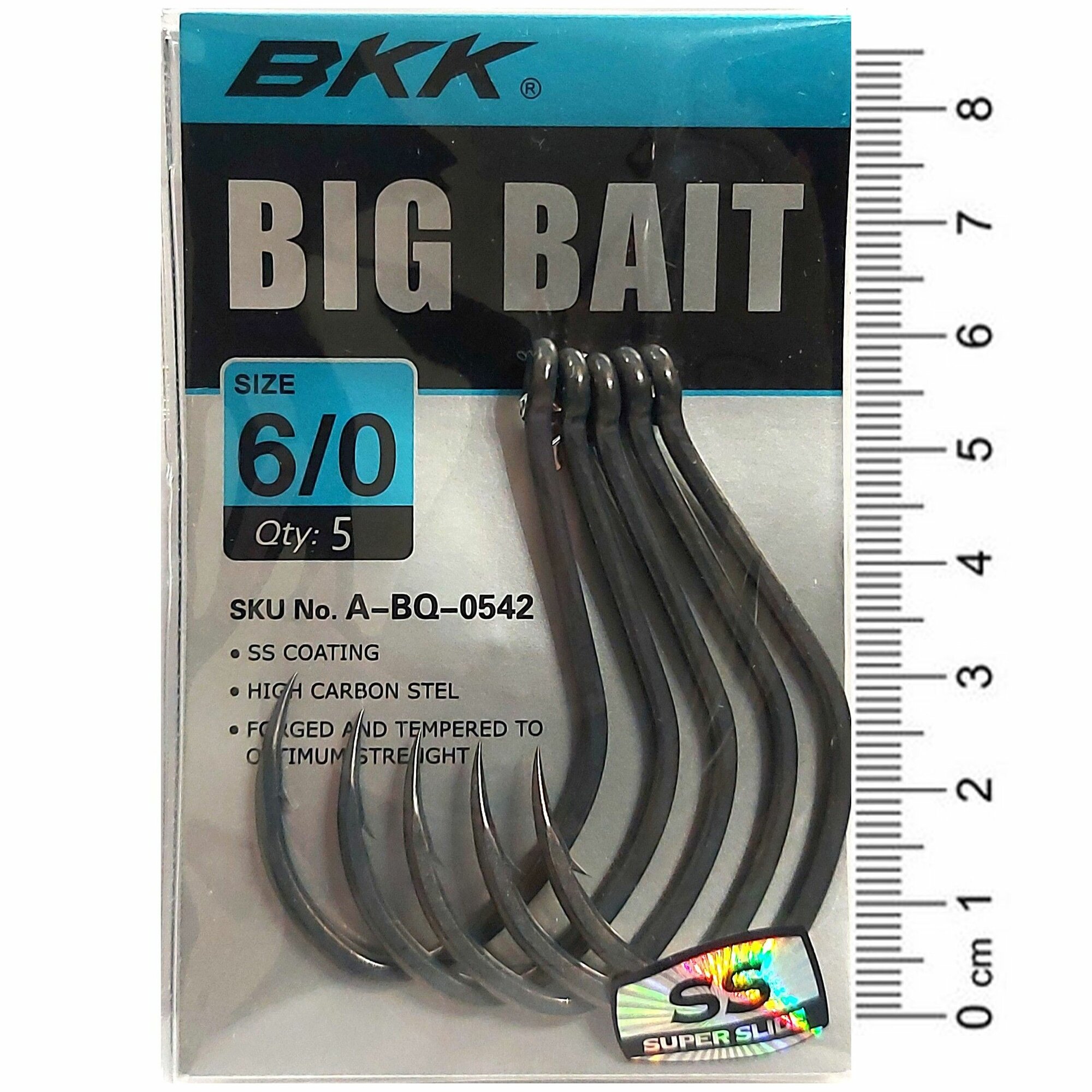 Крючки на сома BKK Big Bait # 6/0 (5 шт)
