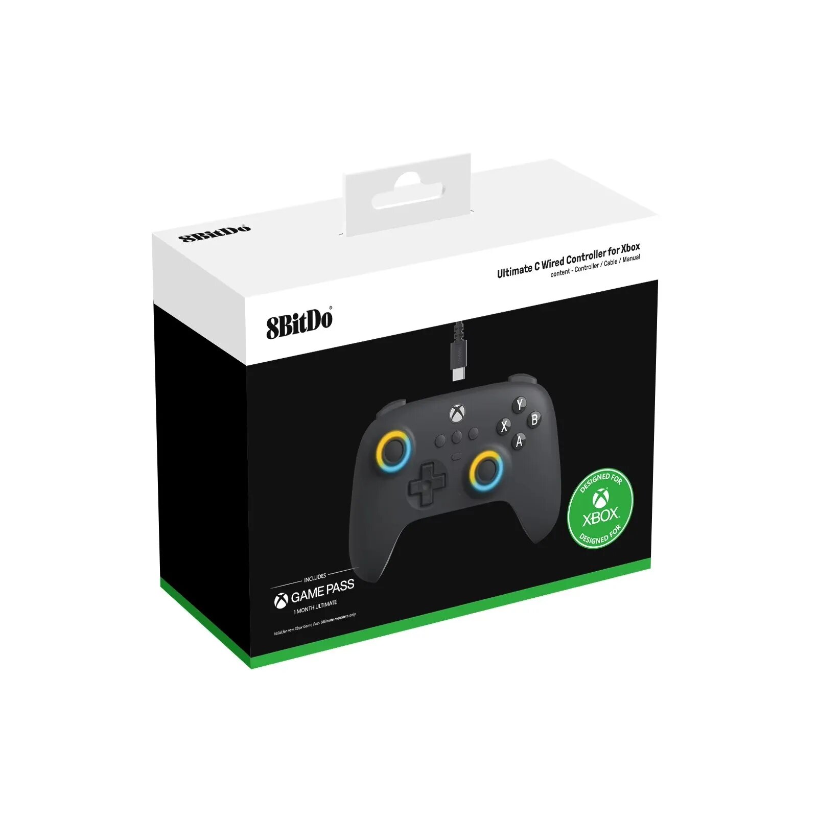 8BitDo Ultimate C проводной геймпад для Xbox, Gray