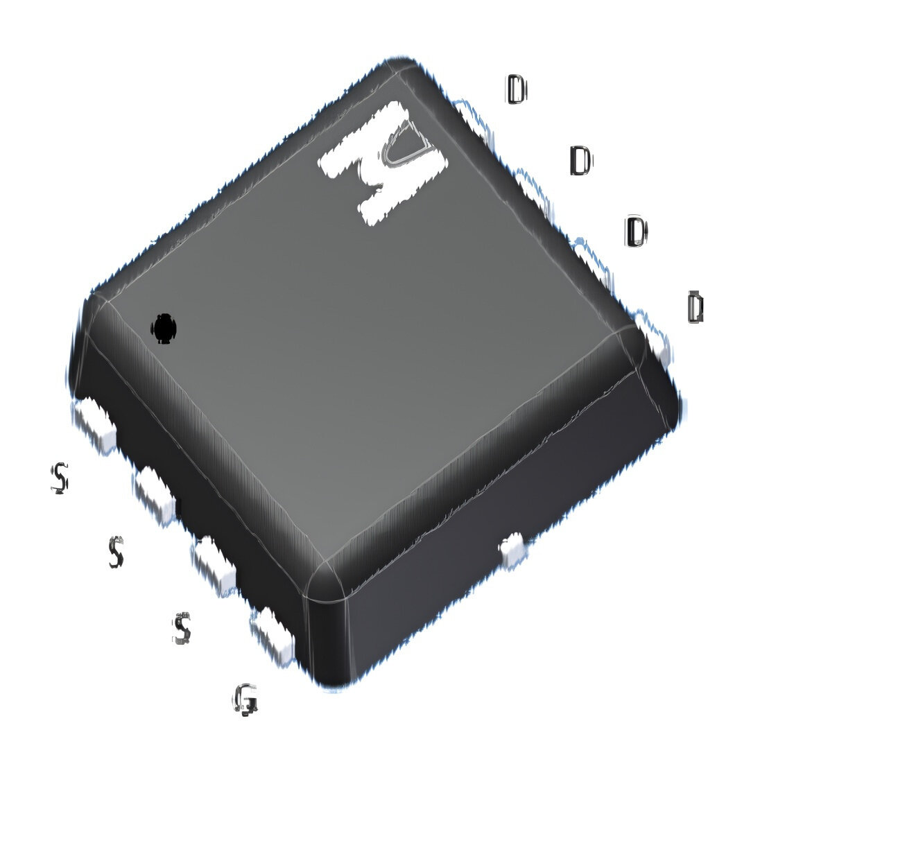 Микросхема EMB09N03V N-Channel MOSFET 30V 20A EDFN3x3