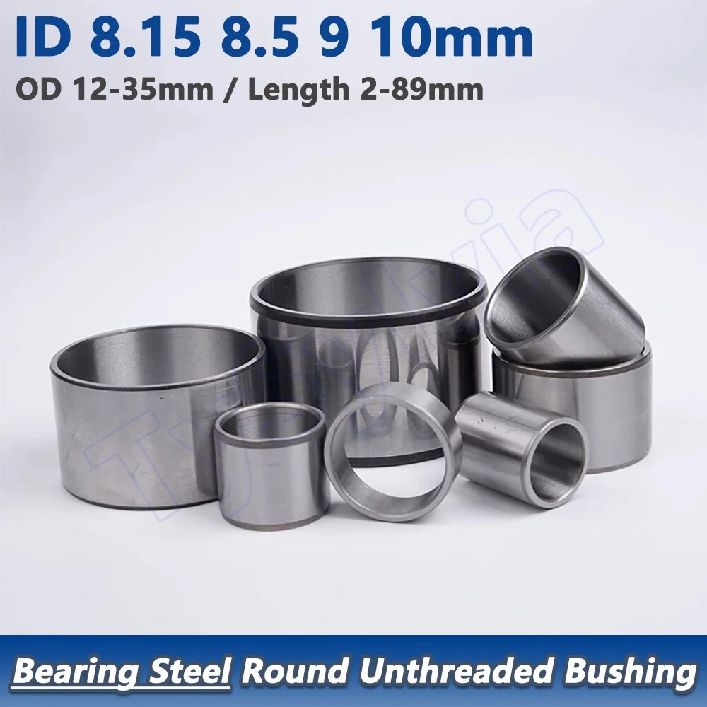 Втулки из подшипниковой стали Bearing Steel GCR15 8.15 8.5 9 10мм OD 12-35mm 10 x 12 x 4mm