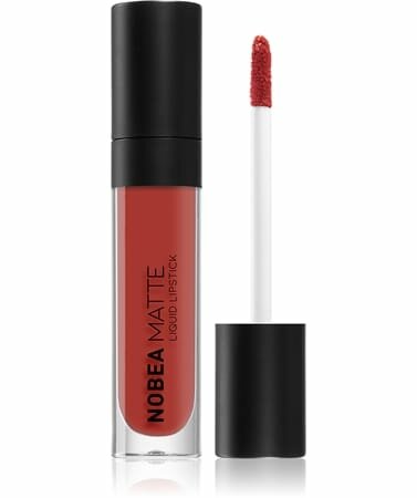 Губная помада Nobea Day-to-Day Matte Liquid Lipstick, оттенок carmine red #m09, 7 мл