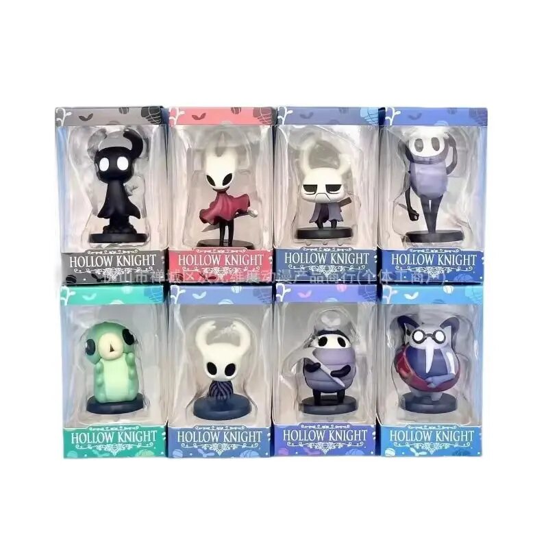 Фигурки Hollow Knight Q-style, набор 8 шт.