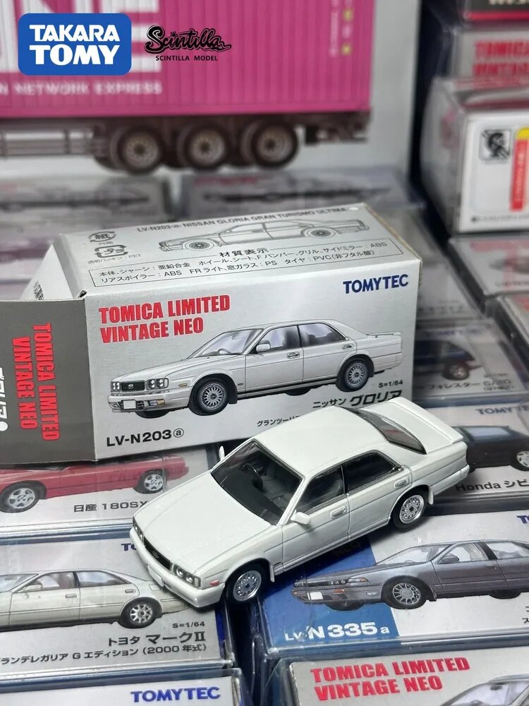 Машинка Tomytec 1/64 Tomica Limited Vintage Tomytec TLV LV-N203a Alloy Car Model Collection Gift