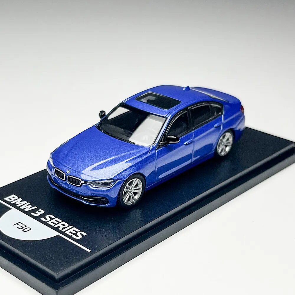 AR BOX 1:64 BMW 3 Series 50th Легковая модель автомобиля, светло-синий