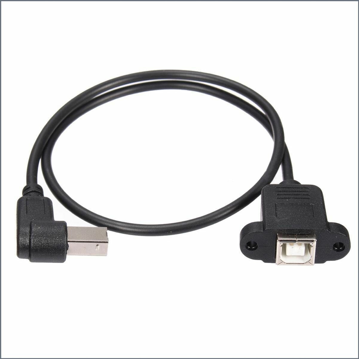 Кабель-удлинитель для крепления на панель принтера USB 2.0 B папа-мама 50 см