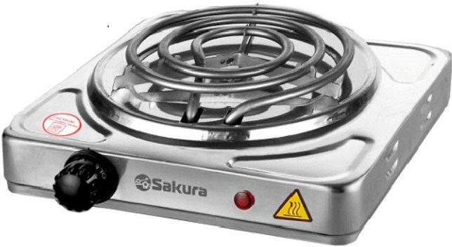 Плита настольная SAKURA электрическая ПЭ-02Н
