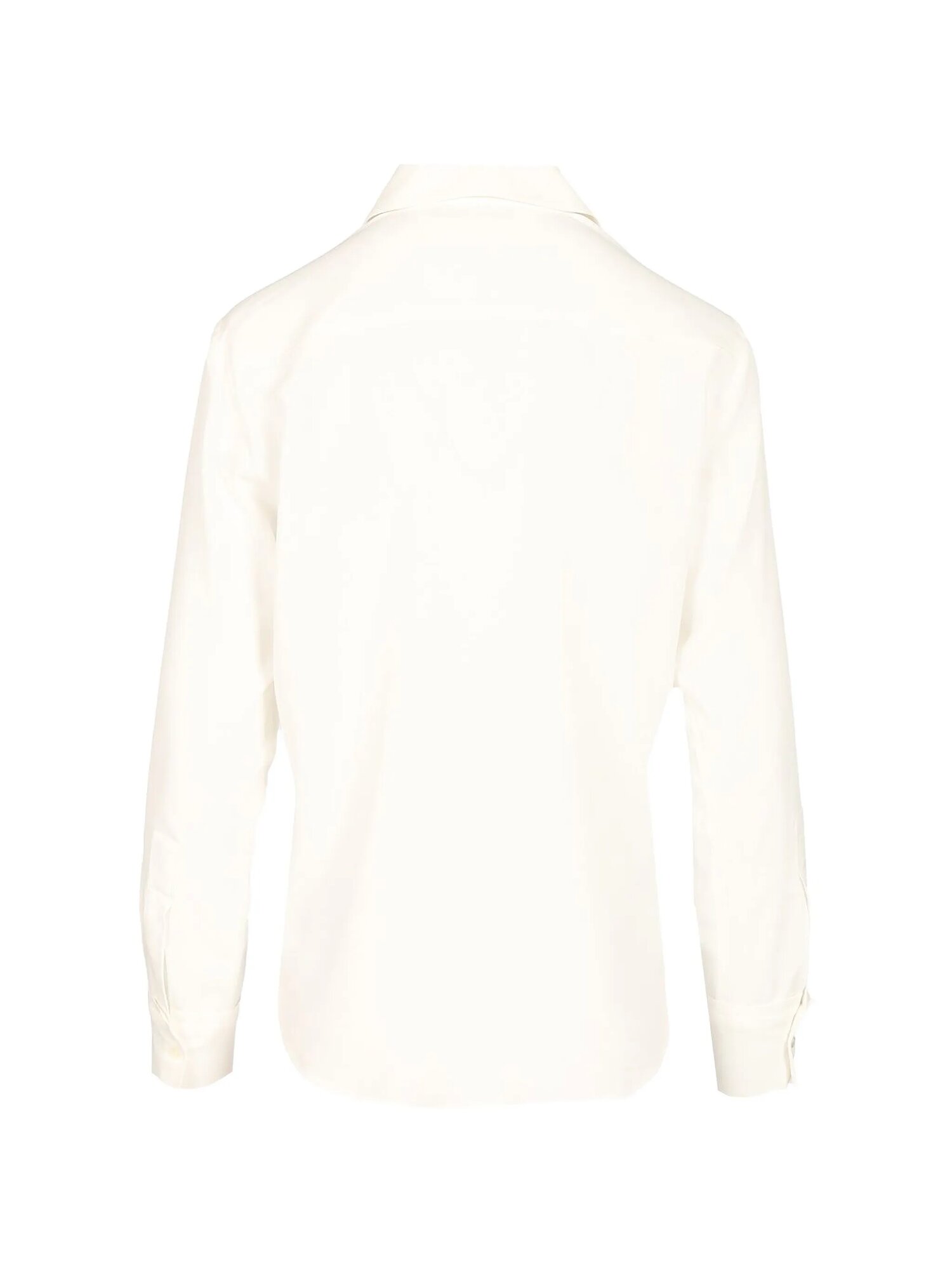 Рубашка al duca d'aosta Crepe-texture shirt, размер 46, бежевый/белый — фото 1