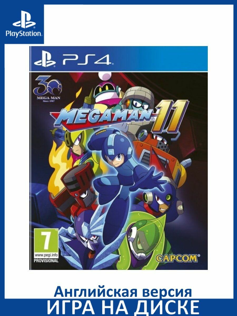 Игра Mega Man: 11 PS4 Диск на PlayStation 4 Английская версия