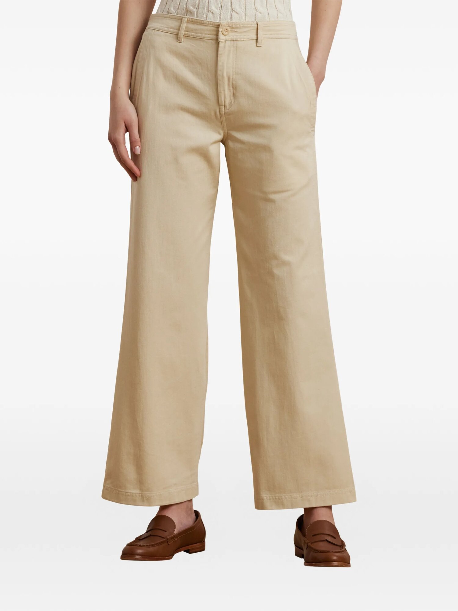 Брюки Lauren Ralph Lauren Wide-leg trousers, размер 4 — фото 1