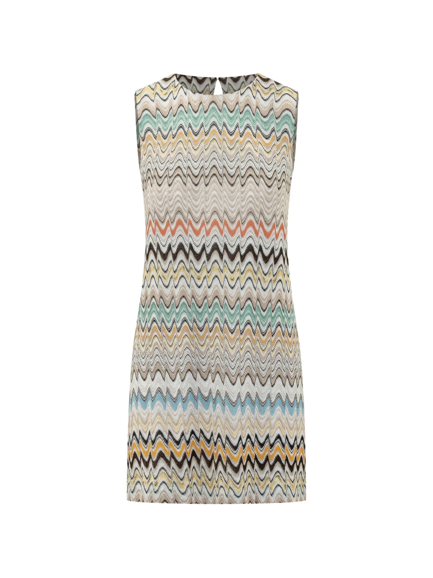 Платье Zigzag-knit sleeveless mini dress