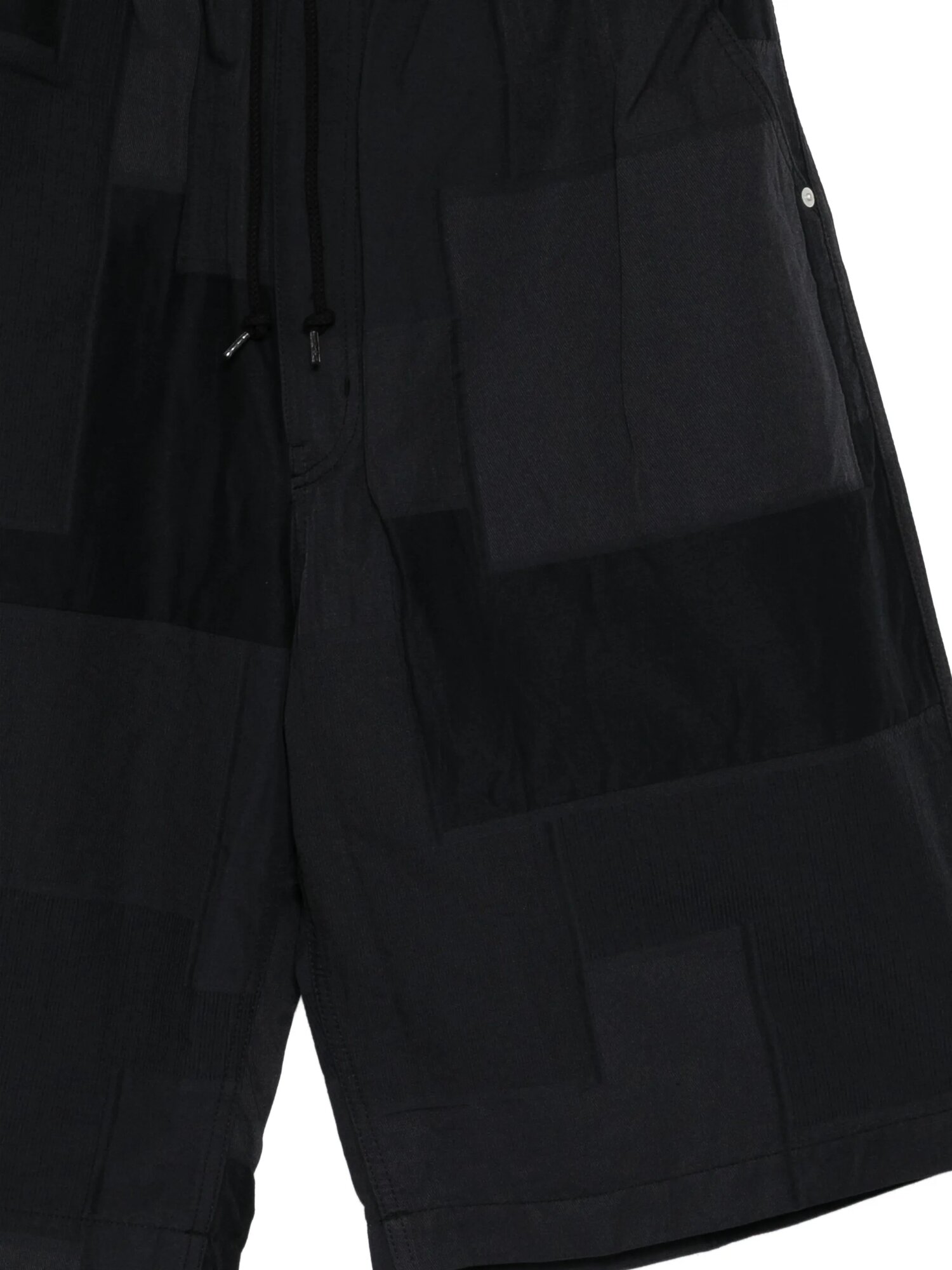 Шорты COMME des GARCONS Patchwork drawstring shorts, размер 48 — фото 1