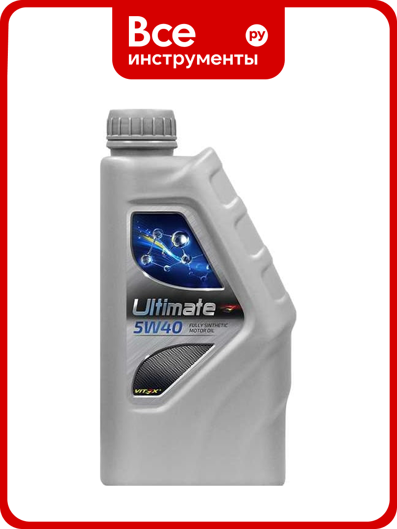 Масло моторное VITEX Ultimate 5W40 SAE 5W40, API SN/CF, ACEA A3/B4-12 Допуски: