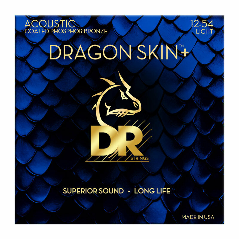 DR Strings 12-54 Dragon Skin+ DAP-12
