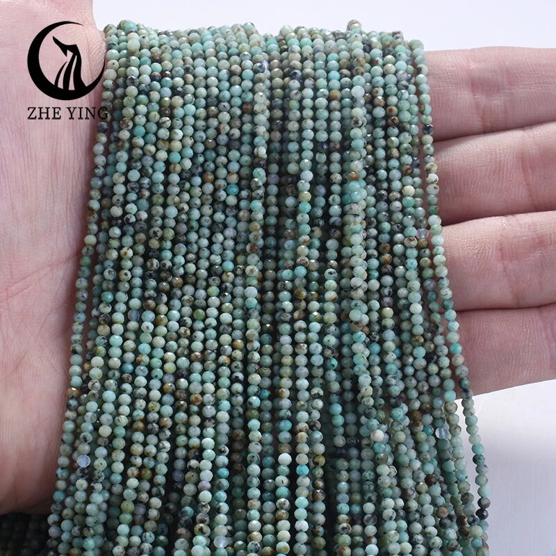 Бусины апатит African turquoise 2-2.5 мм (175 шт)