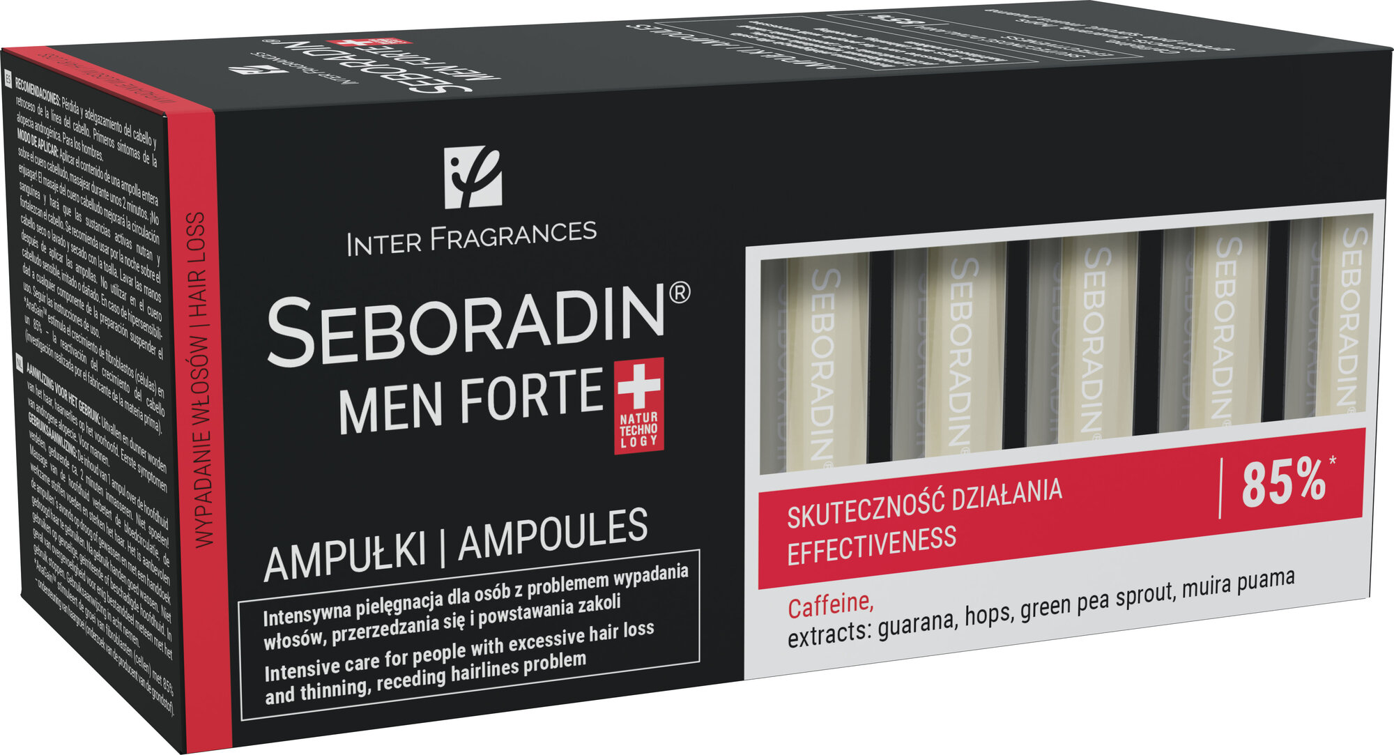 SEBORADIN Ампула-сыворотка Seboradin Men от выпадения волос для мужчин Seboradin Forte Men Ampoules 1 шт.