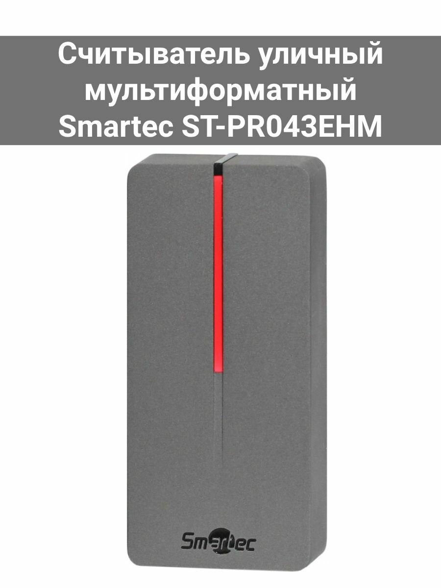 Считыватель уличный мультиформатный Smartec ST-PR043EHM