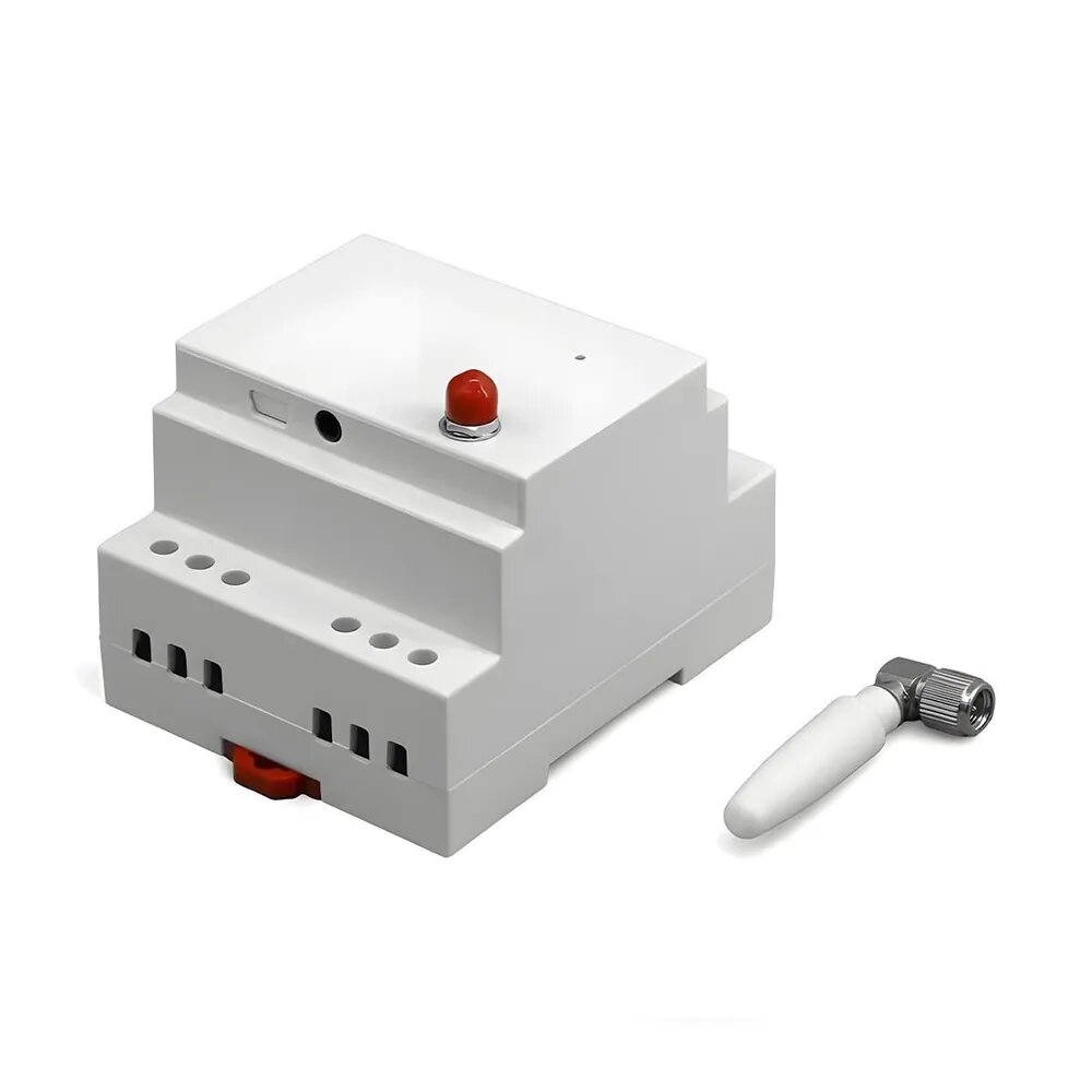GSM термометр с контроллером управления Страж Din-rail Мод: GSM (S14469SIM) GSM датчик температуры с контроллером управления питанием до 3,5 кВт