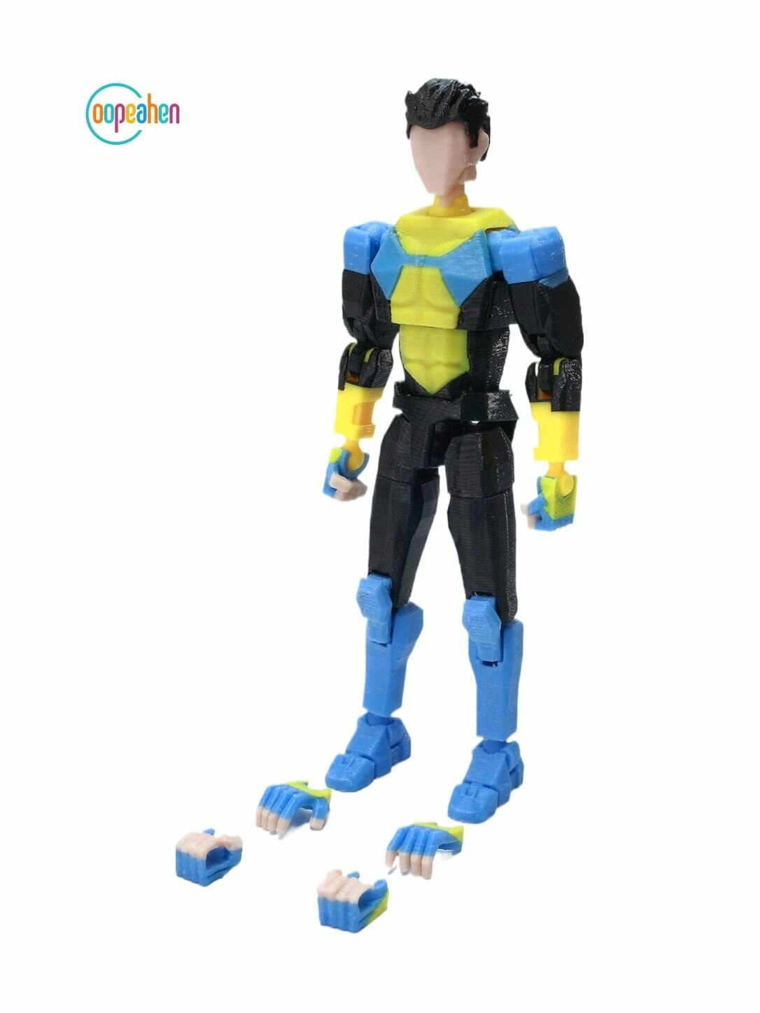 Фигурка Неуязвимый (Invincible-14cm-Faceless Mark) Lucky Dummy 13,3D-печатный подвижный манекен