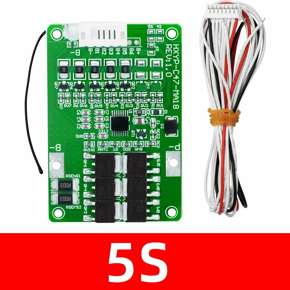 BMS плата 4S/5S/6S/7S baishundianzi