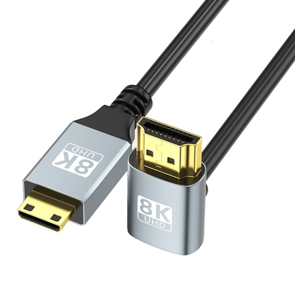 Кабель Mini HDMI–HDMI 8K@60 Гц, 2m - Восходящий тип