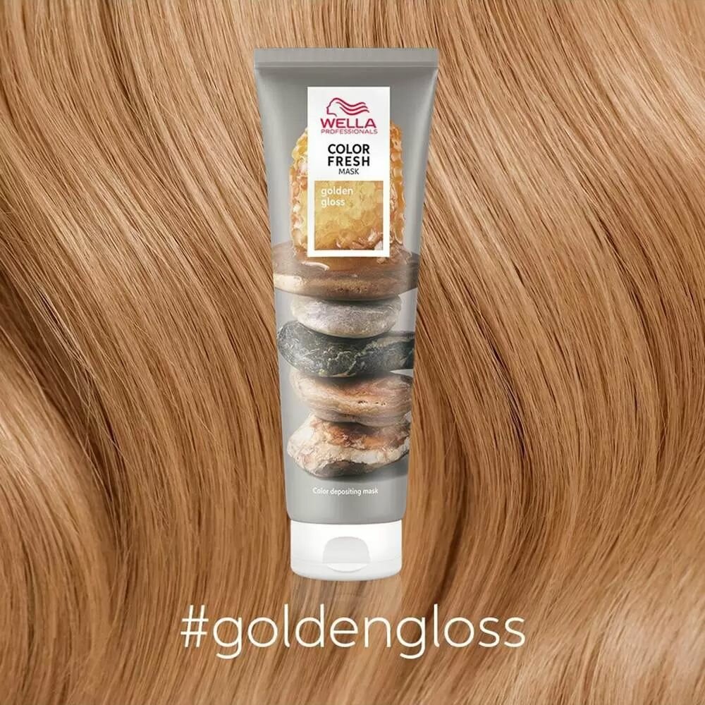 Wella Professionals Оттеночная маска для волос Color Fresh Золотой блеск, 150мл