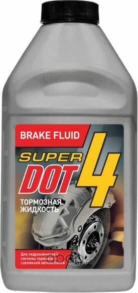Жидкость тормозная СуперДот-4 440г Тосол Синтез SUPERDOT 430130011
