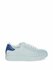 Кроссовки Armani Exchange Leather sneakers, размер 7, бежевый/белый