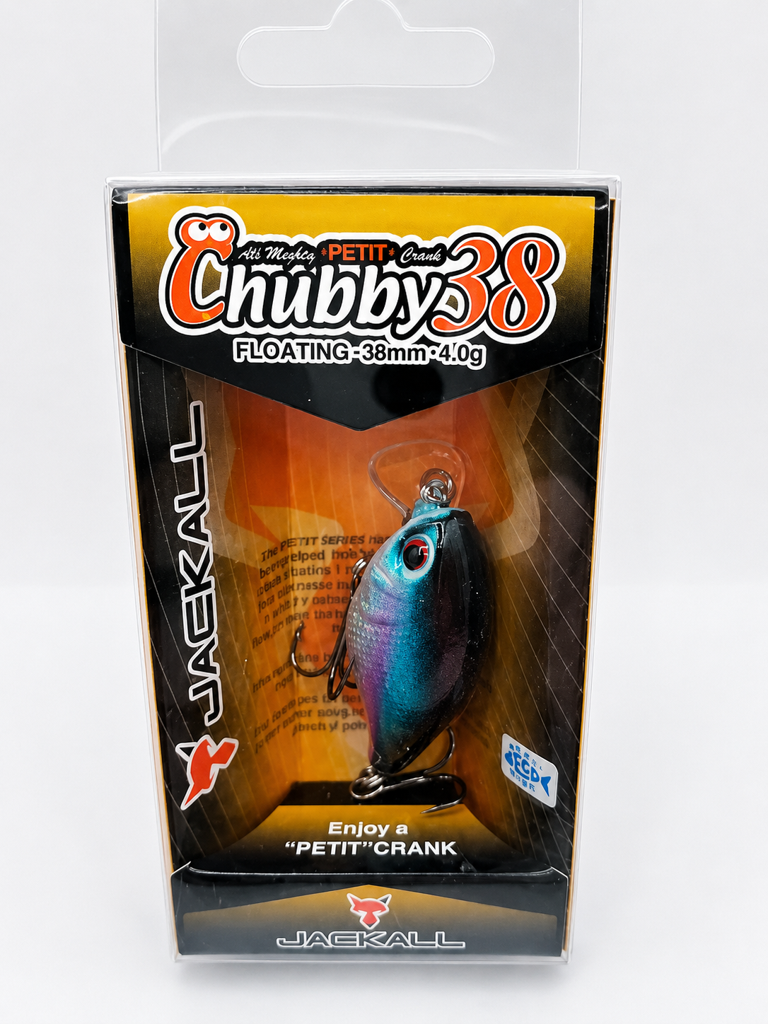 Jackall Chubby 38F 38 мм 4.0 г плавающий кренкер воблер для ловли окуня щуки и судака на мелководье 0 0.5 м