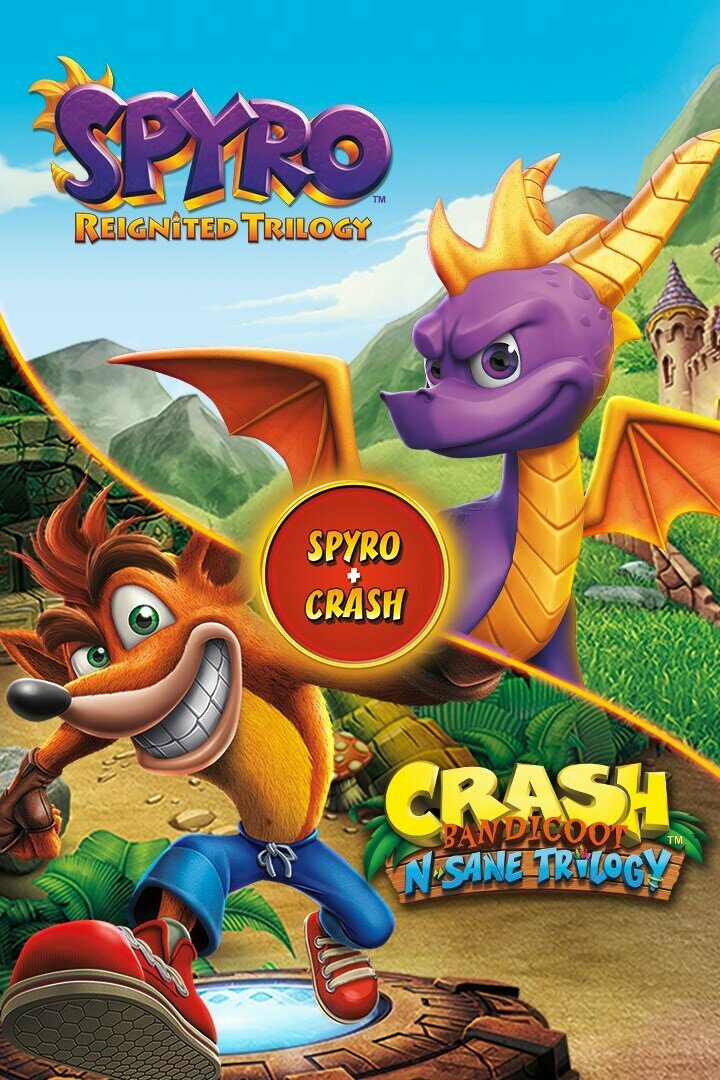 Spyro™ + Crash Remastered Game Bundle — ключ активации Xbox / Microsoft Store · Xbox One, Xbox Series X|S · цифровой ключ · любой регион