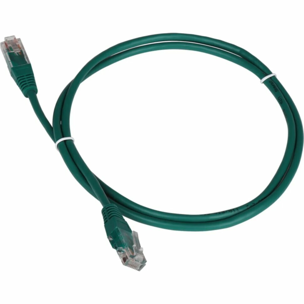 Патч-корд TWT TWT-45-45-0.15-GN UTP кат.5e, 0.15 м, зеленый, 2239382