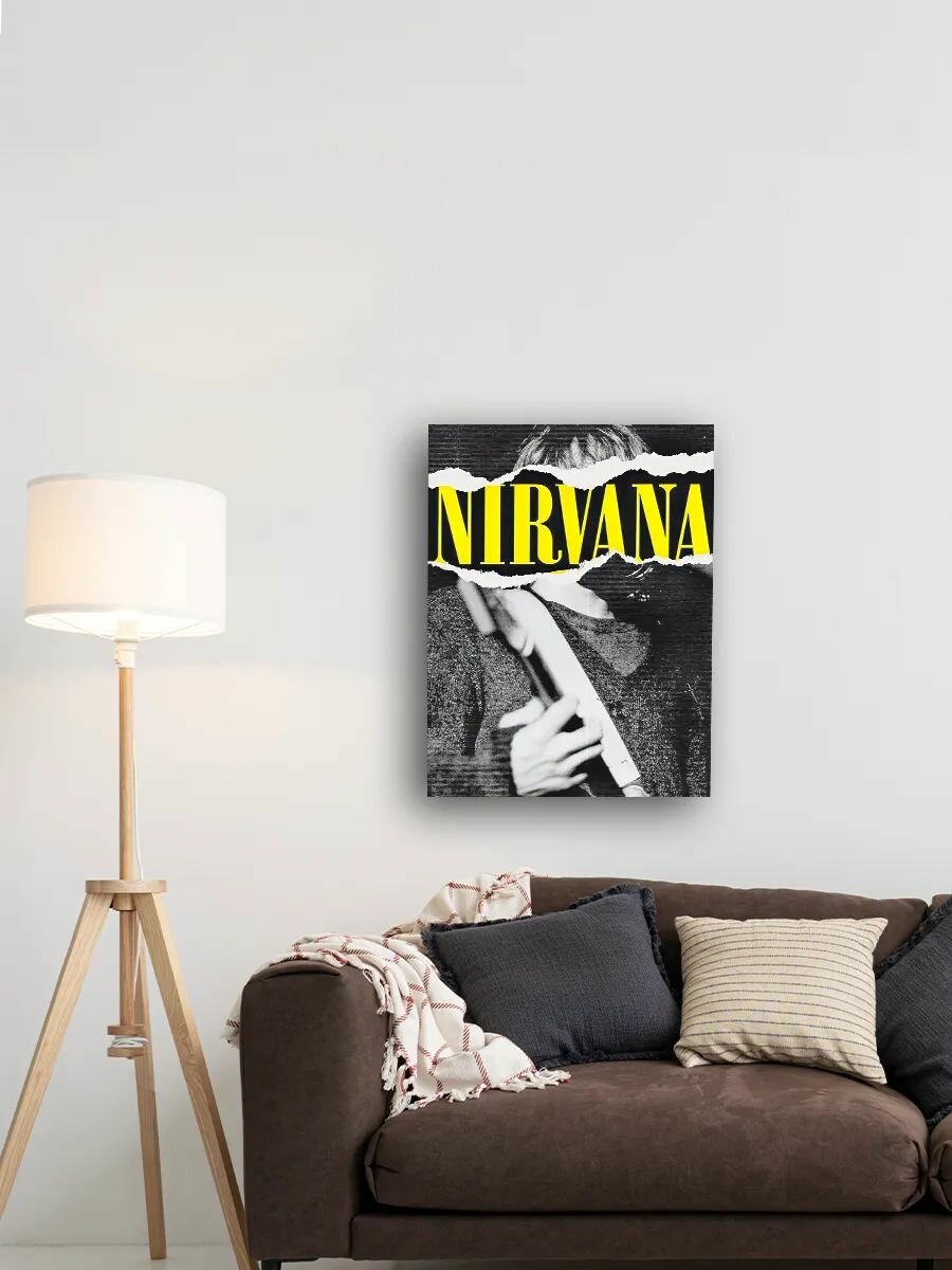 Постеры на стену Nirvana, плакат 1шт, А4 размер. — фото 1