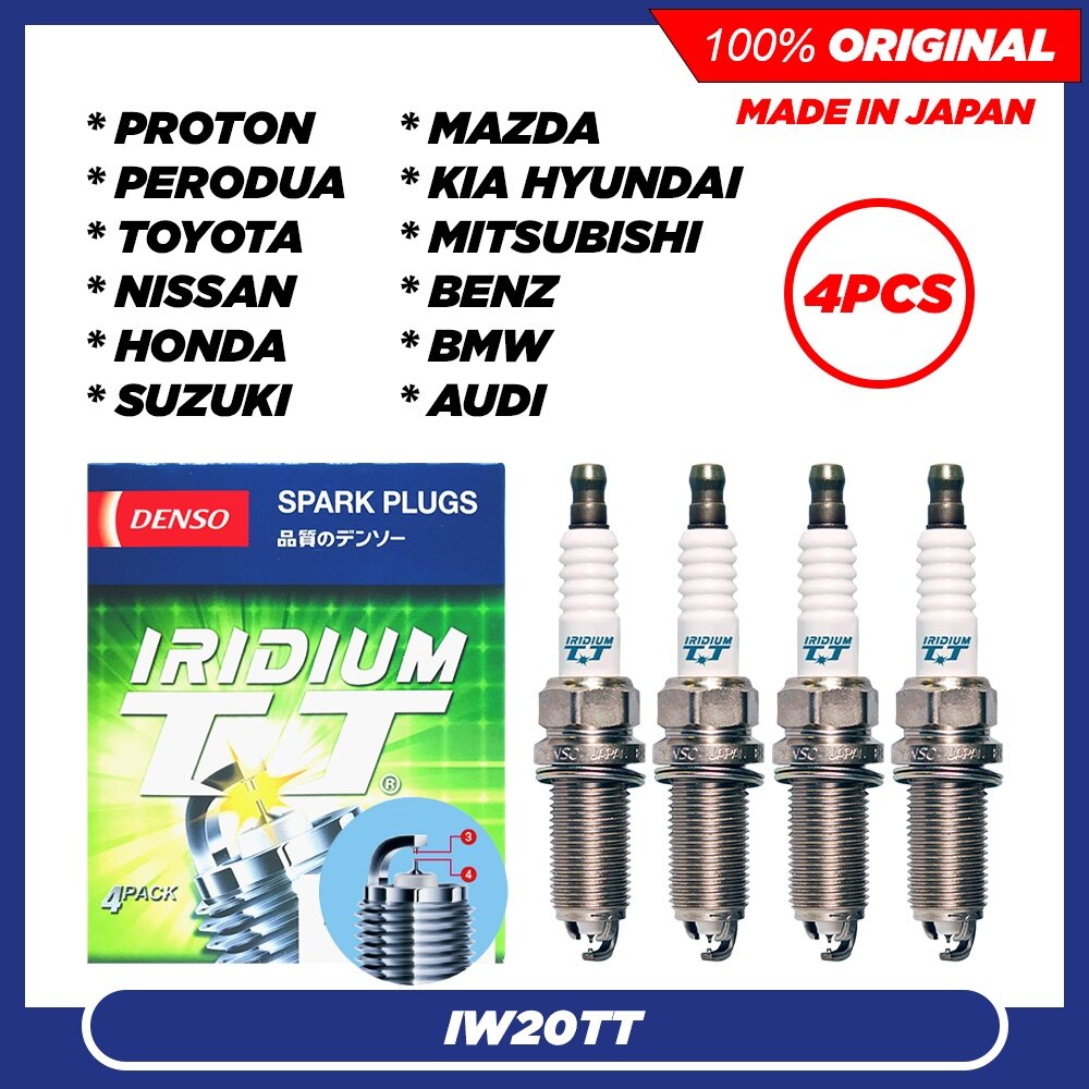 4шт комплект свечи зажигания Denso IW20TT 4709