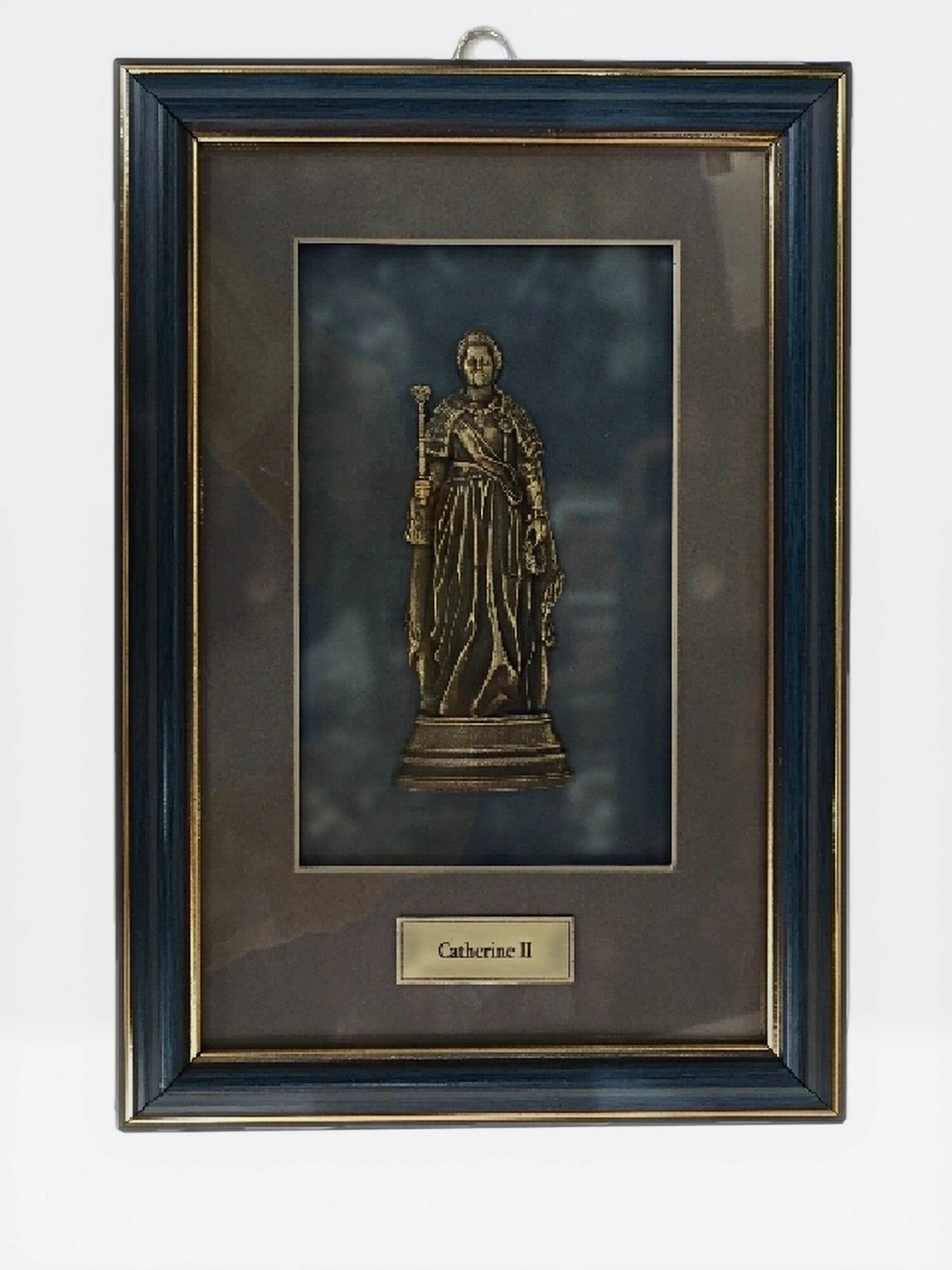 Панно барельеф Екатерина Великая, "Вернисаж Истории", 24*16,5*2см
