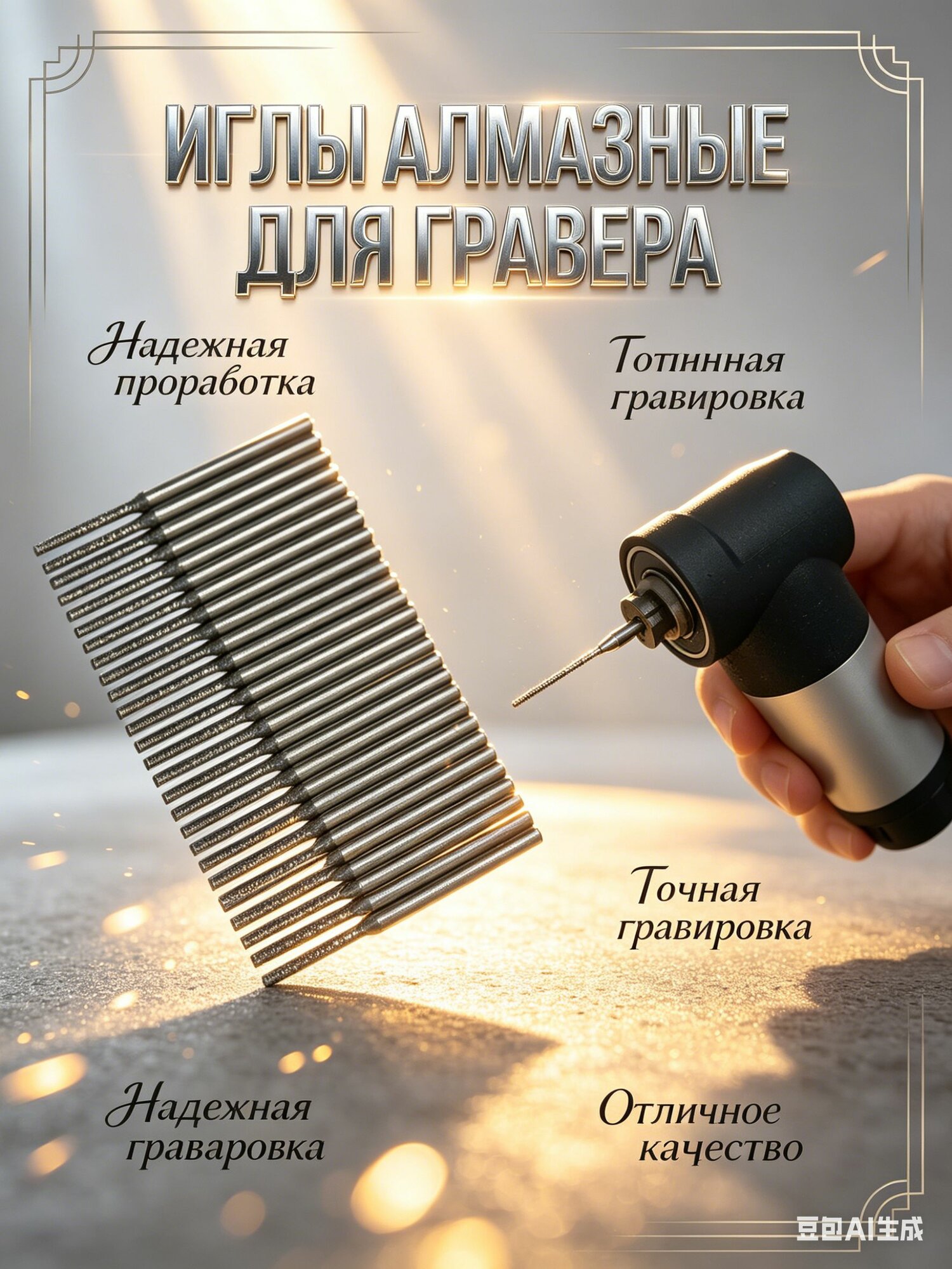 Алмазные иглы 1X15мм набор 30 шт для точной шлифовки и гравировки алмазные насадки для мини гравера набор алмазных игл насадки для гравера шлифовка и гравировка алмазный бур для мини дрели