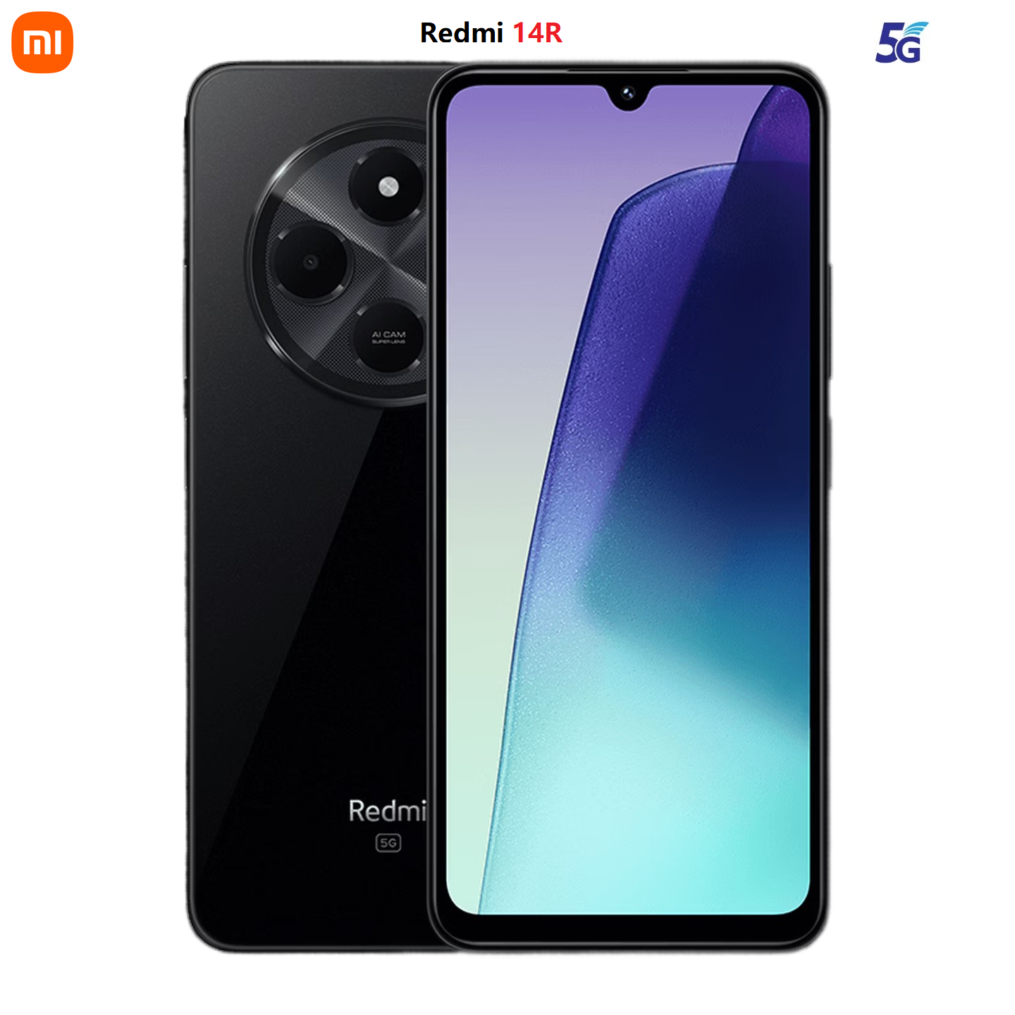Смартфон Xiaomi Redmi 14R 5G — 6,88" LCD экран 120 Гц, батарея 5160 мА·ч, Snapdragon 4 Gen 2