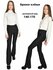 Брюки классические Yuke jeans, размер 25/158, черный