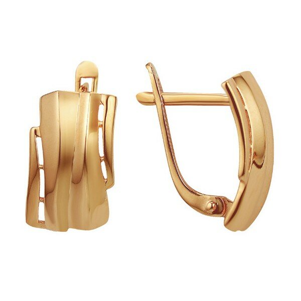 Серьги JEWELIN, красное золото, 585 проба