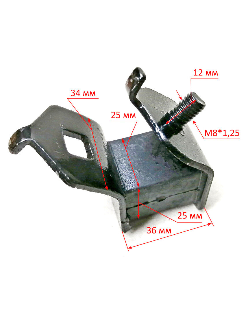 Демпфер (левый) для генератора HUTER DY9500L, LX (s/n KEM (KEC)~)