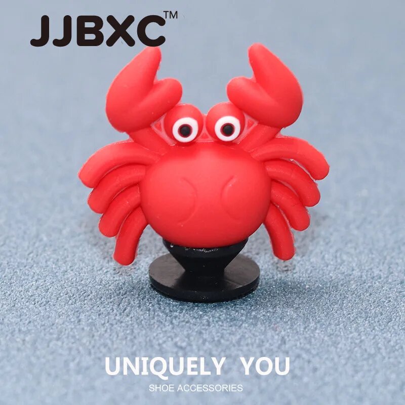JJBXC CHARM пряжка для обуви крест аксессуары для обуви трехмерная морская жизнь DIY Красный, 1