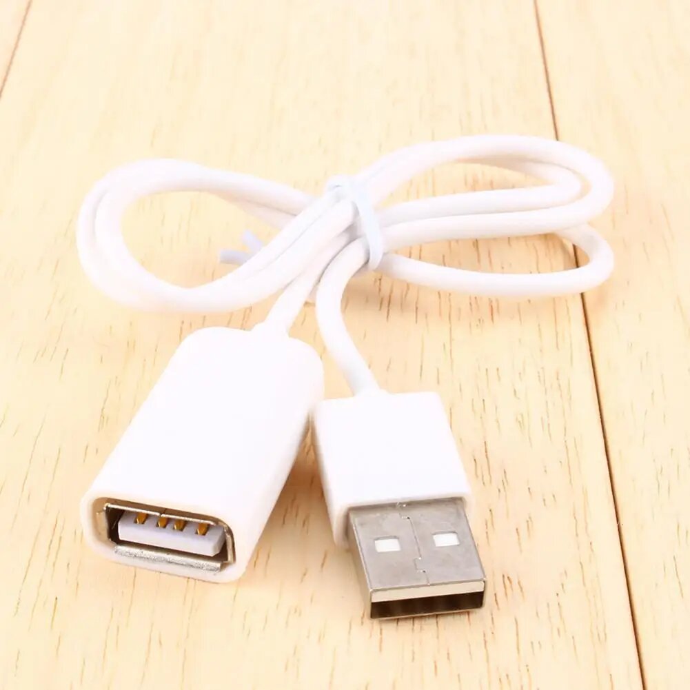 USB кабель удлинитель белый 1 метр