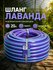 Шланг поливочный лаванда, 20 м, армированный, трехслойный, диаметр 3/4", "Эконом...